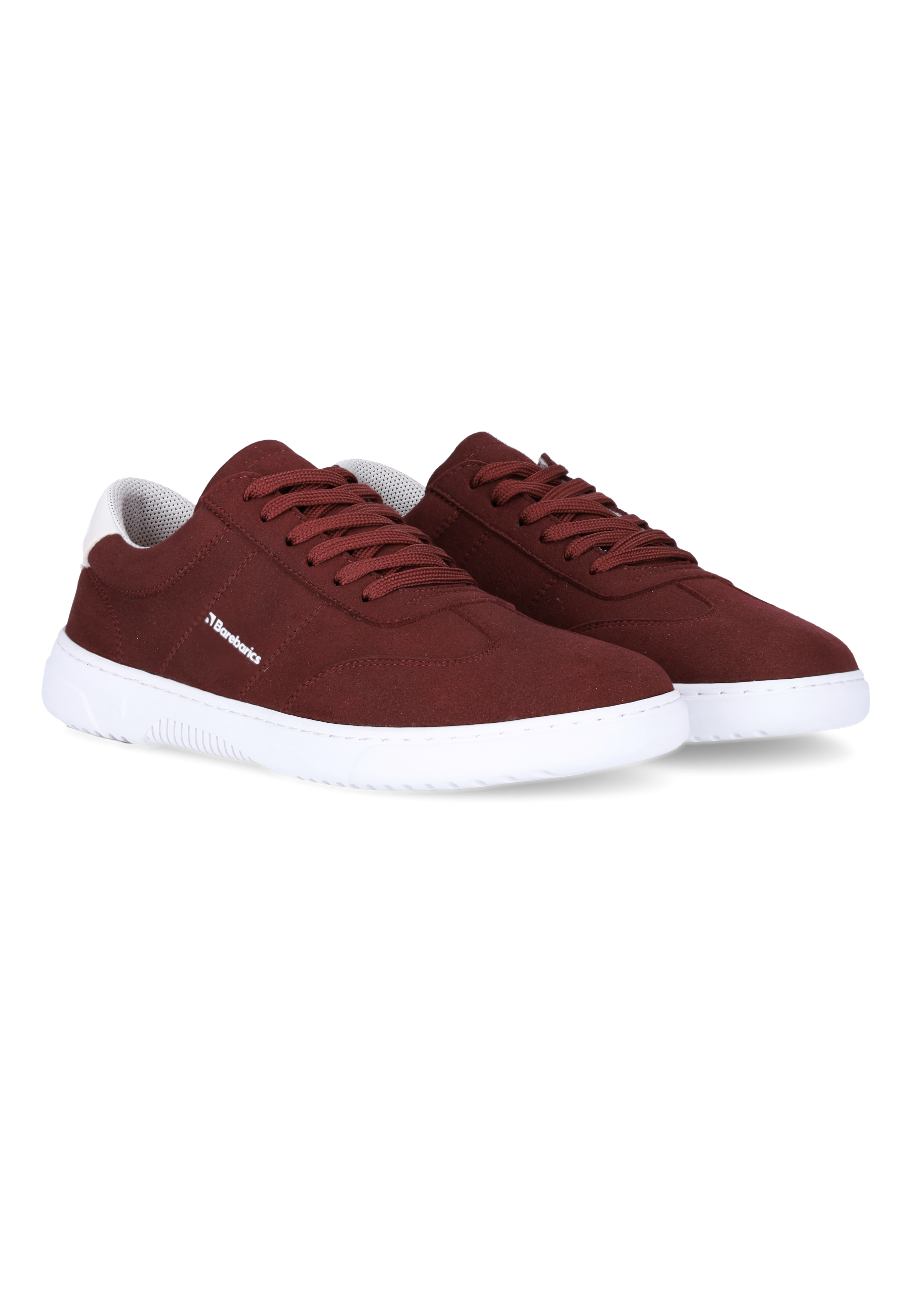 Barefoot Sneakers Barebarics Pulsar Maroon White Barebarics