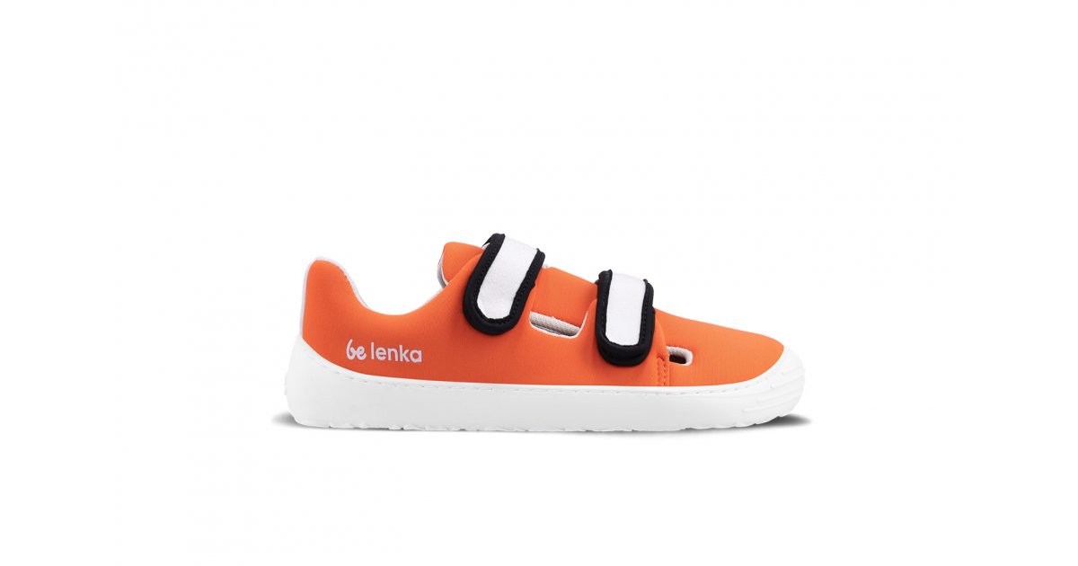 Kinder Barfuß Sneakers Be Lenka Seasiders Orangy Be Lenka