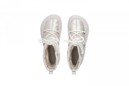 Winter Barefoot Boots Be Lenka Snowfox Woman - Pearl White | Be Lenka