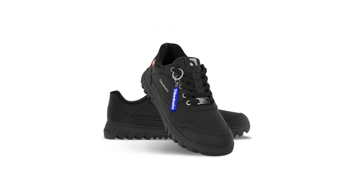 Barefoot Sneakers Barebarics Zing Frost - All Black | Barebarics