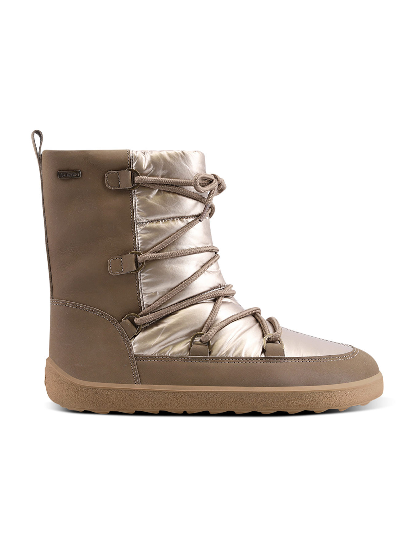 Winter Barefoot Boots Be Lenka Snowfox Woman - Champagne & Brown | Be Lenka